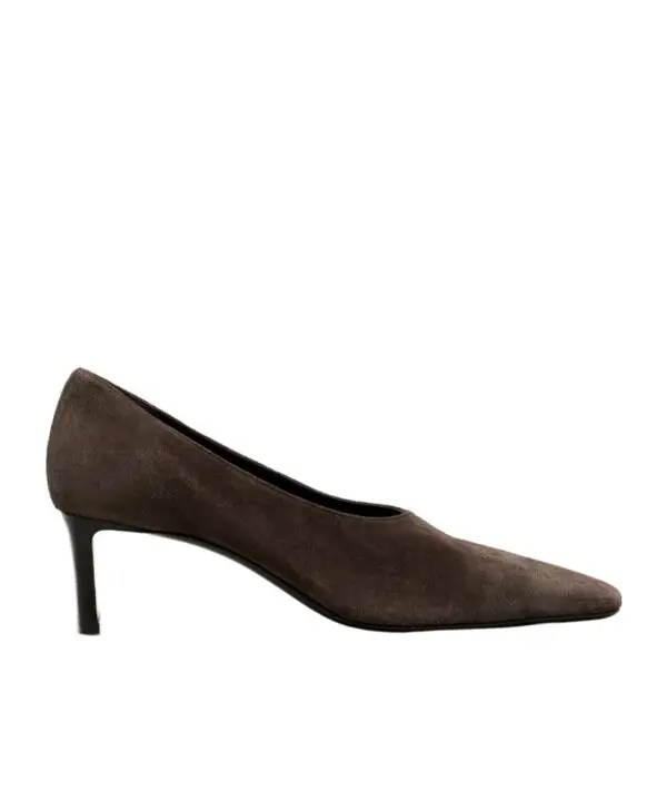 Khaite Celia 50 Suede Pumps