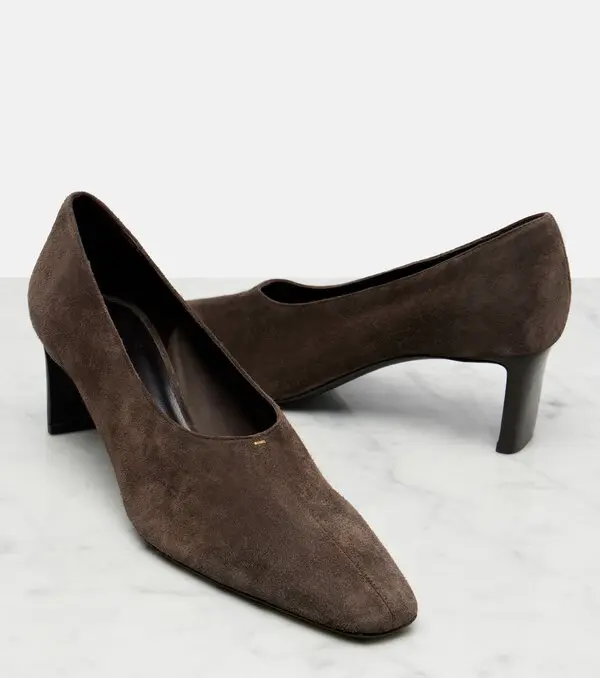 Khaite Celia 50 Suede Pumps