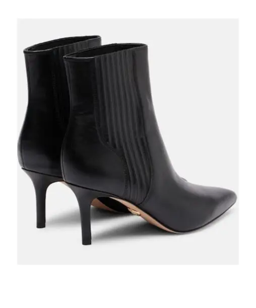 Veronica Beard Lisa 70 Leather Ankle Boots