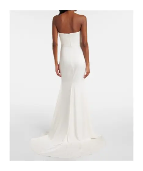 Alex Perry Bridal Crepe Satin Gown