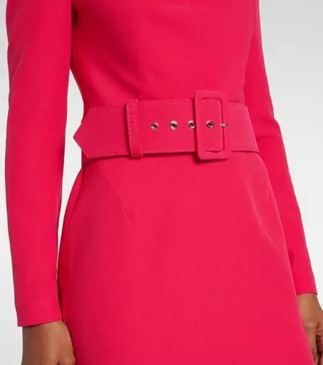 SAFIYAA LONDON Belted Midi Dress