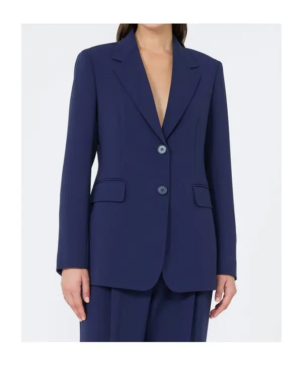 Max Mara Lapel Long-sleeved Suit Jacket