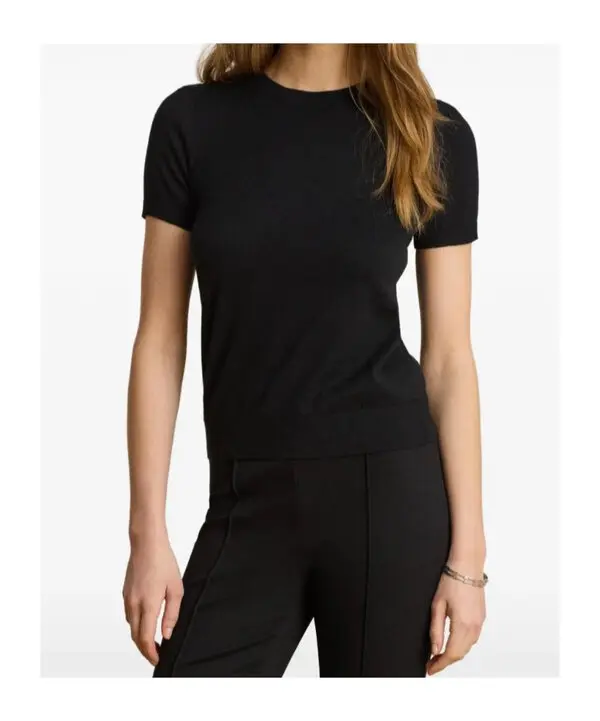 Ralph Lauren Short-sleeve Embroidered-logo Sweater