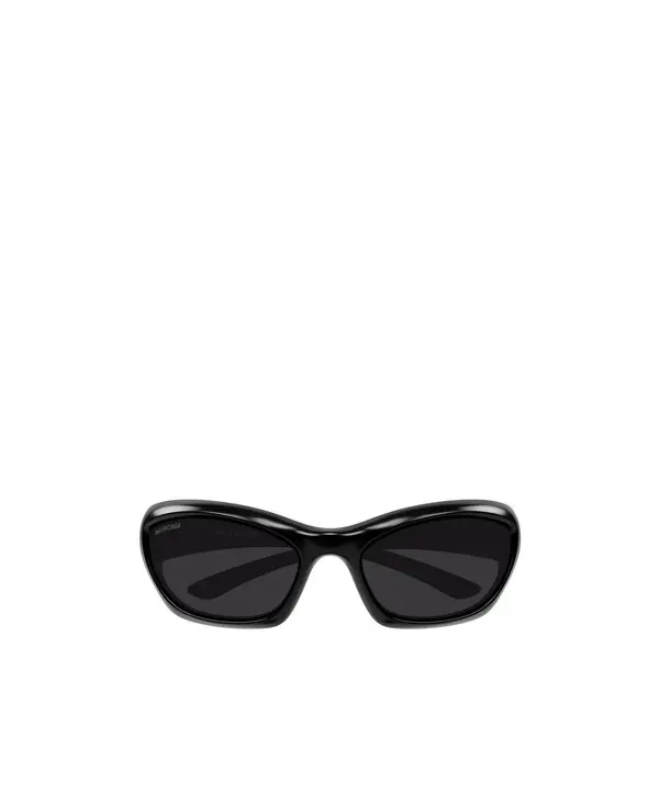 Balenciaga Geometric Frame Sunglasses - Black