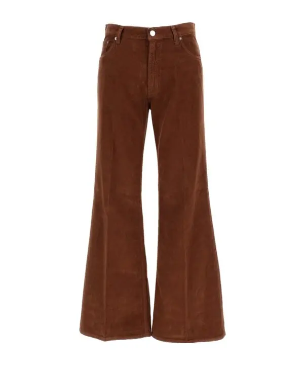 HAIKURE Clara Velvet Trousers Pier - Brown