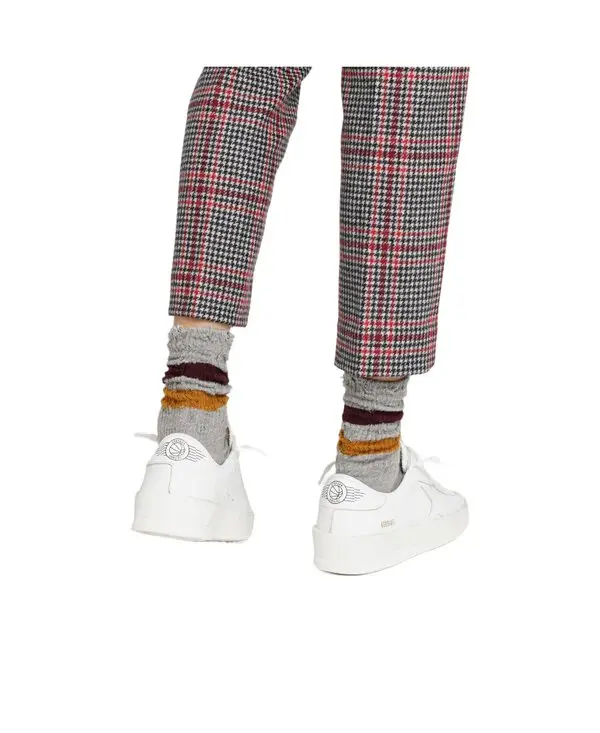 GOLDEN GOOSE Striped Ribbed Socks