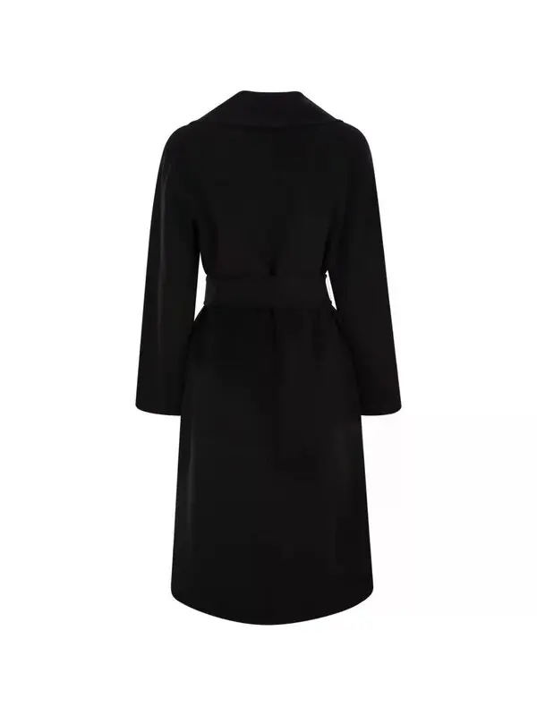 Max Mara Wrap Coat With Kimono Sleeves