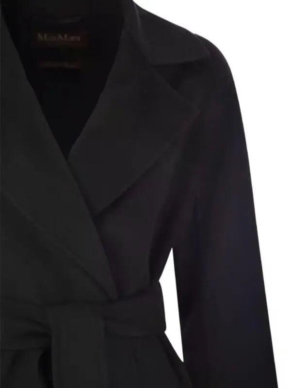 Max Mara Wrap Coat With Kimono Sleeves