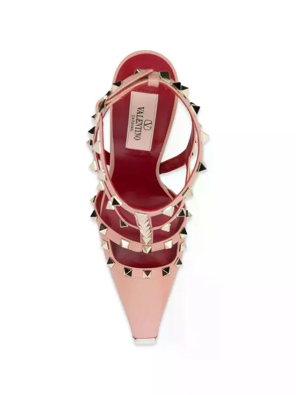 Valentino Garavani Rockstud Caged Pumps - Neutrals