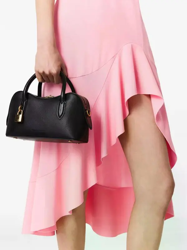 Stella McCartney Ruffled V-neck Crepe Dress