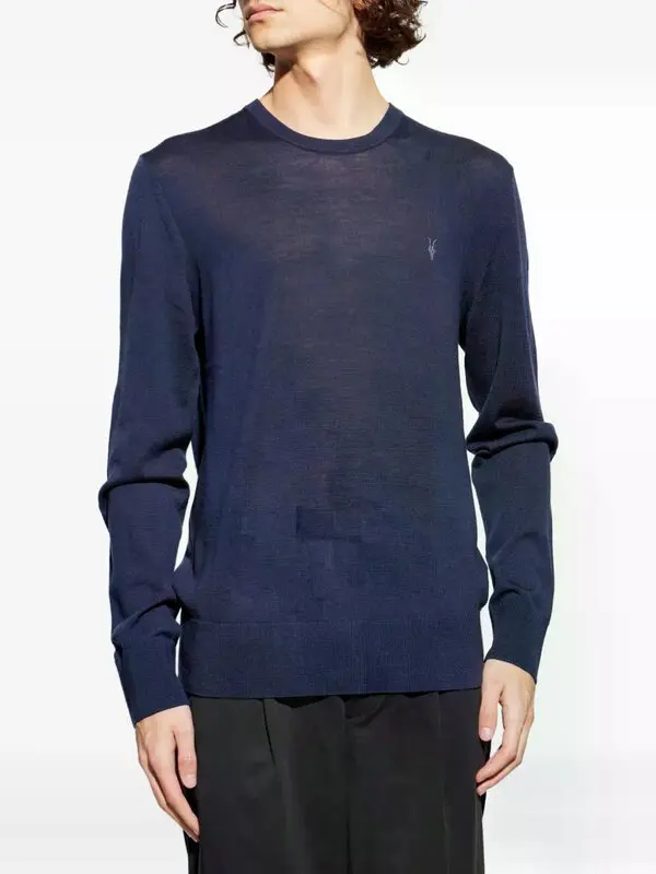 ALLSAINTS Mode Logo-embroidery Crew-neck T-shirt