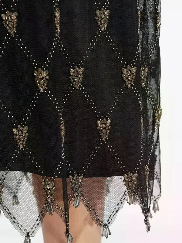 ALLSAINTS Ilka Beaded Midi Skirt