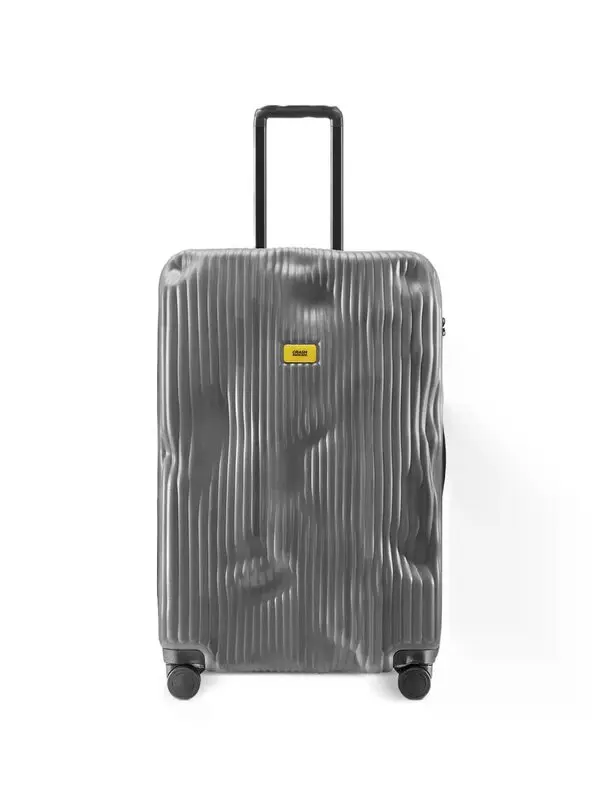 CRASH BAGGAGE Large Stripe Suitcase