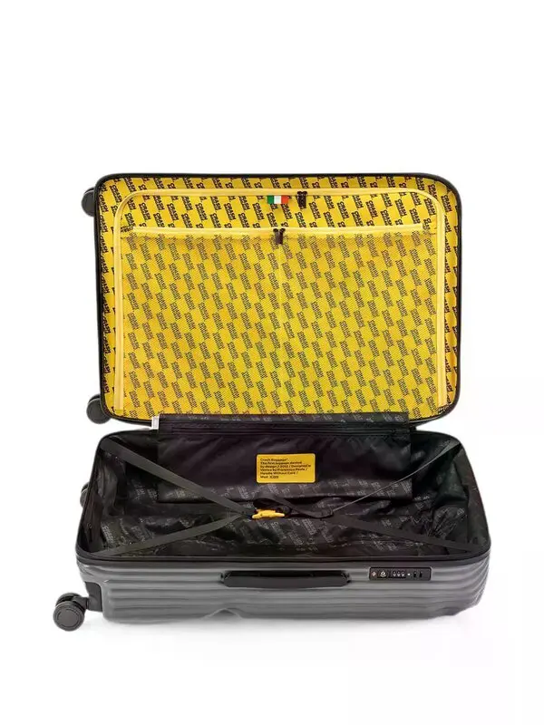CRASH BAGGAGE Large Stripe Suitcase