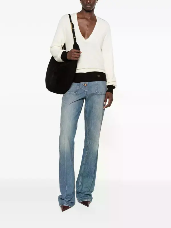 Valentino Garavani Vlogo Signature V-neck Sweater