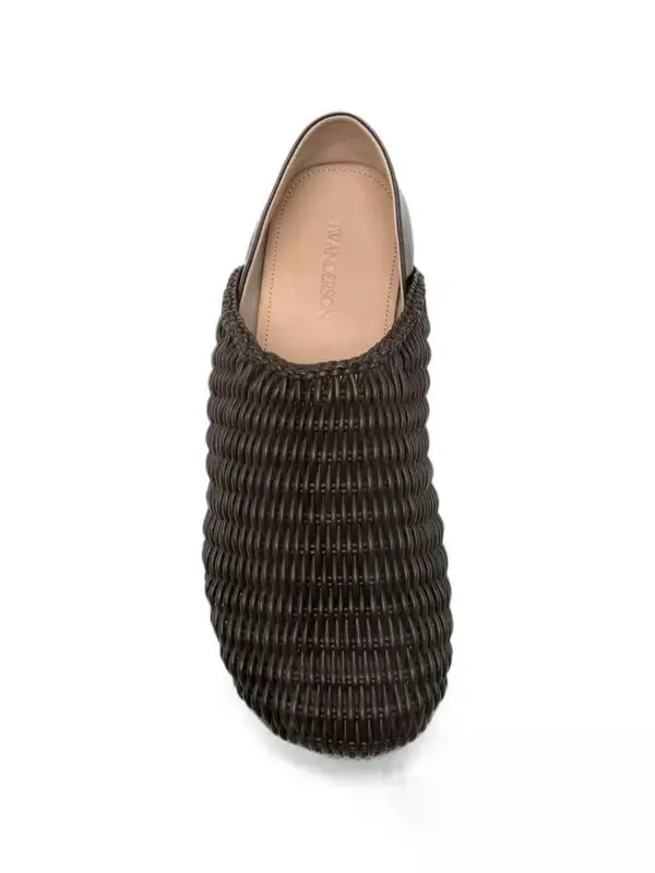 JW Anderson Woven-leather Mules