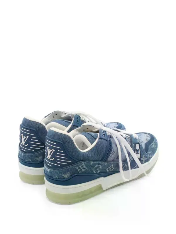 LOUIS VUITTON Monogram Denim Low-top Sneakers