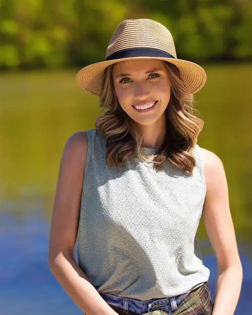 KANUT SPORTS Bennett Straw Fedora