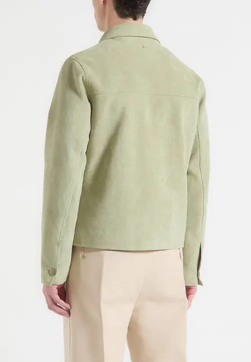 Manière De Voir Michel Relaxed Suede Jacket