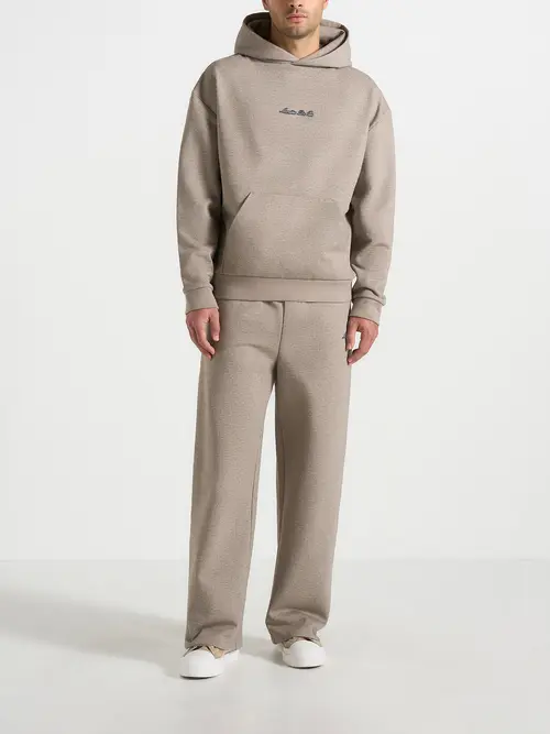 Manière De Voir Relaxed Fit Hoodie - Taupe