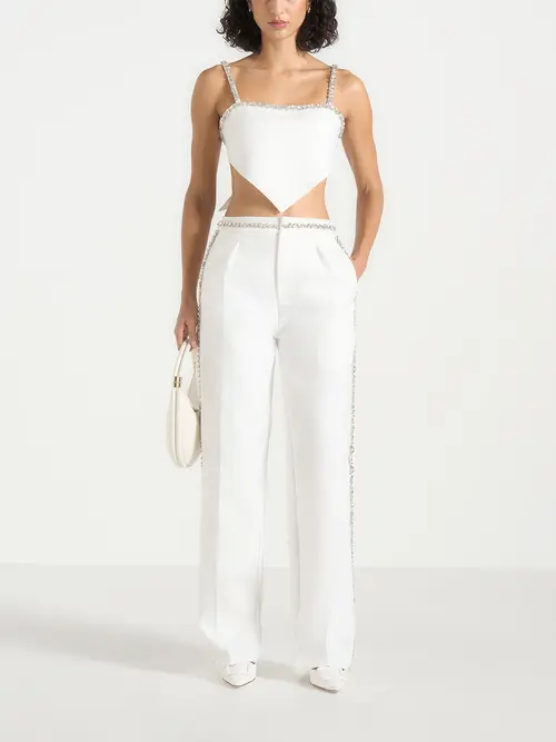 Manière De Voir Embellished Handkerchief Top