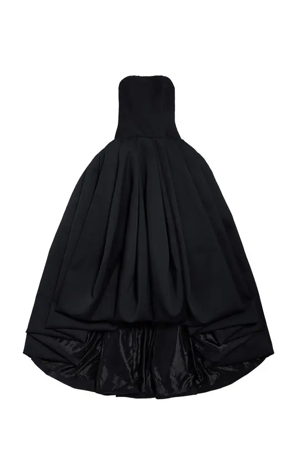 Balenciaga Wool-blend Scuba Maxi Dress