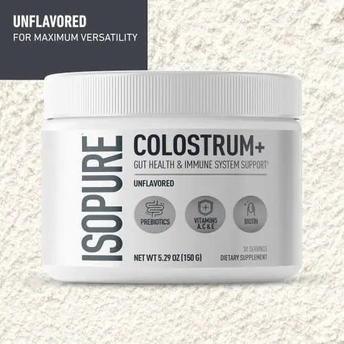 ISOPURE Colostrum + Gut Health & Immune System Support