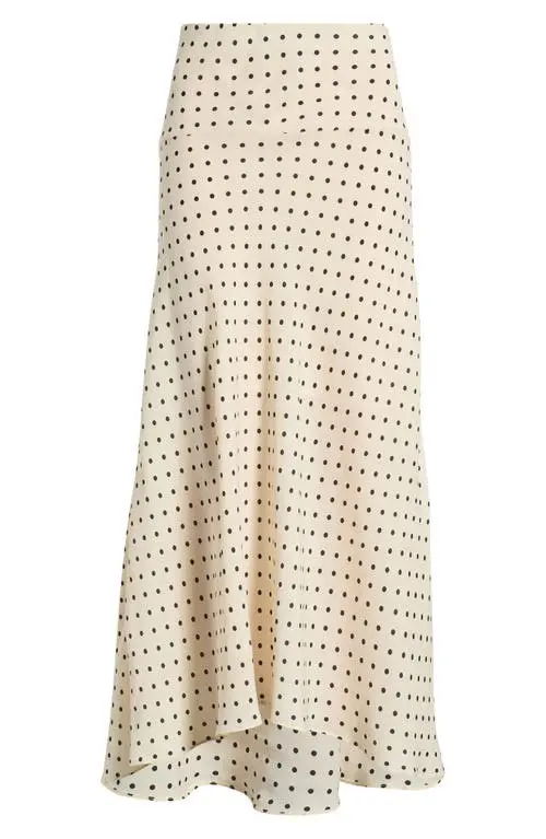 Mango Polka Dot High-low Skirt