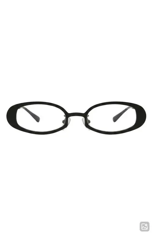 FIFTH & NINTH Kylie Oval Eyeglasses - Black/clear
