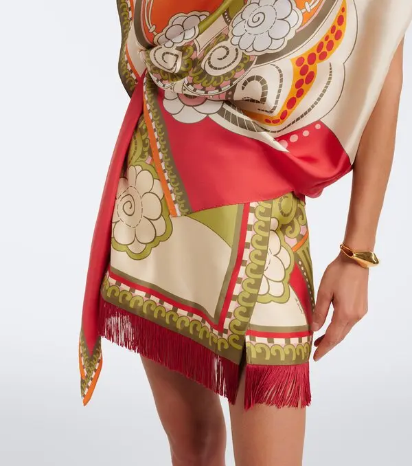 La DoubleJ Ambrosia Placee Printed Silk Twill Top