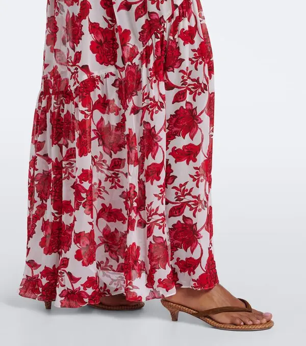 ALEXANDRA MIRO Clementine Floral Maxi Dress