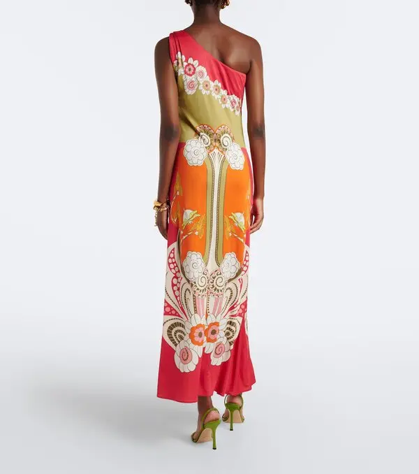 La DoubleJ Clingy Roy' Printed Maxi Dress - Multicoloured