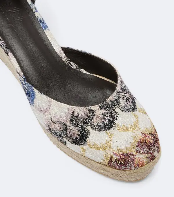 Missoni Eva Lame Espadrille Wedges - Multicoloured