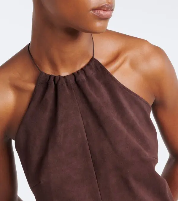 Stouls Rosie Halterneck Suede Top