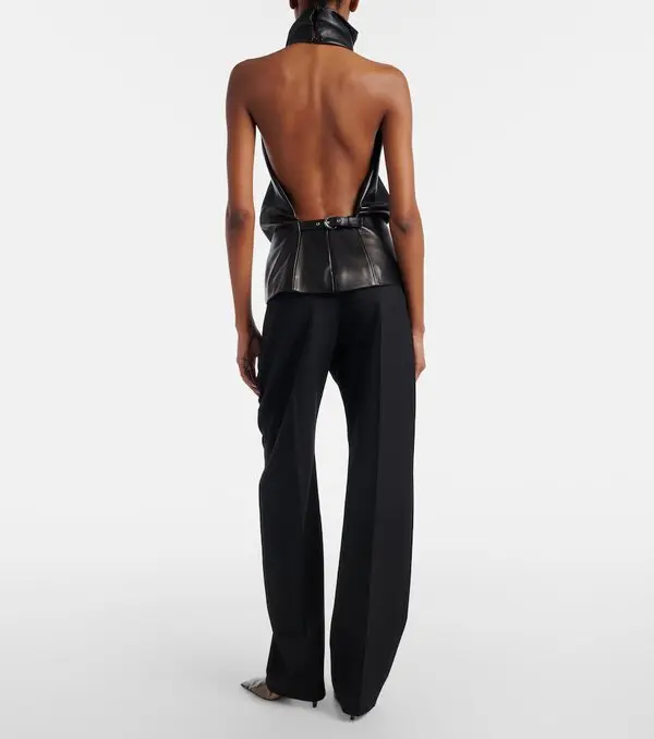Khaite Mita Virgin Wool Straight-leg Trousers
