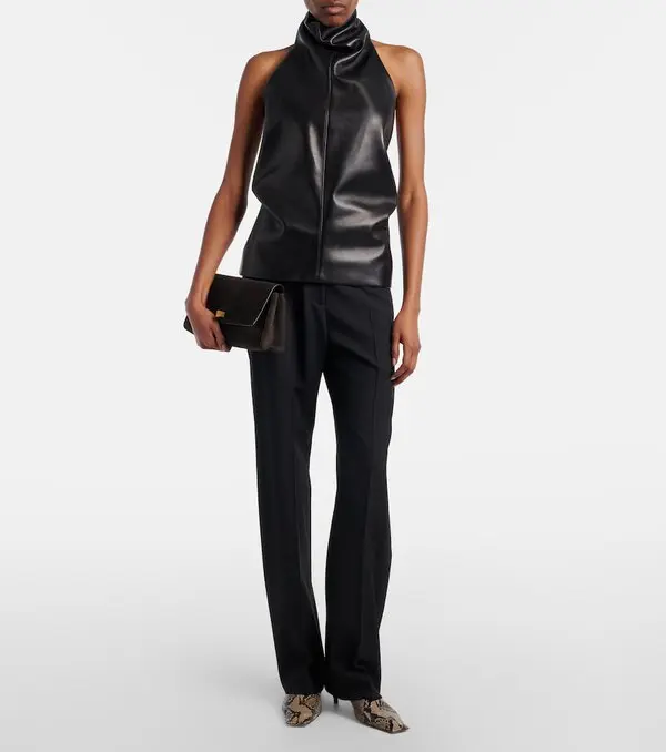 Khaite Mita Virgin Wool Straight-leg Trousers