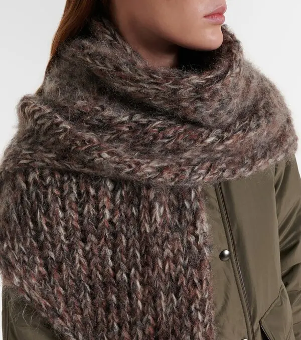Brunello Cucinelli Mohair-blend Poncho