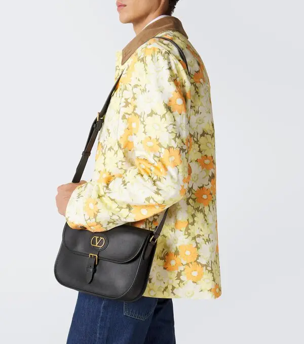 Valentino Garavani Corduroy-trimmed Floral Denim Jacket