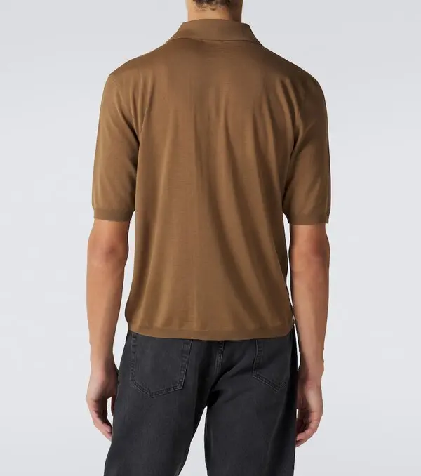Saint Laurent Wool Polo Shirt