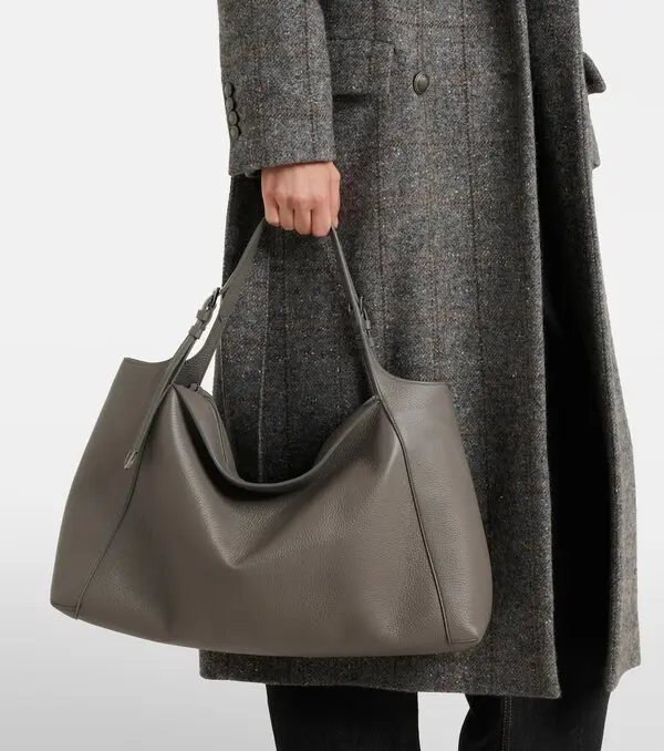 Brunello Cucinelli Medium Leather Tote Bag