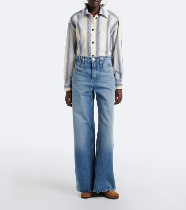 Isabel Marant Étoile Lemony Wide-leg Jeans