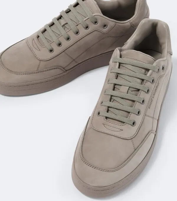 Saint Laurent Sl/61 Suede Sneakers - Grey