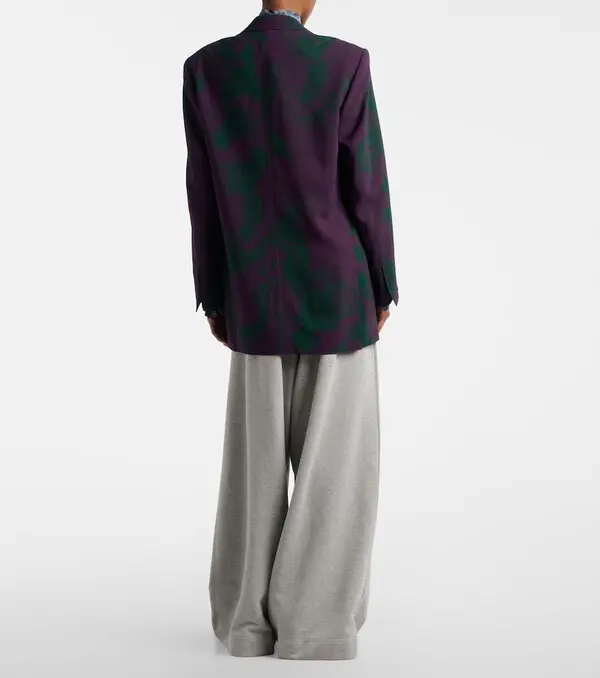 Dries Van Noten Wide-leg Cotton Jersey Sweatpants - Grey