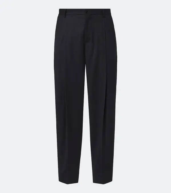 Dolce & Gabbana Virgin Wool Gabardine Pants
