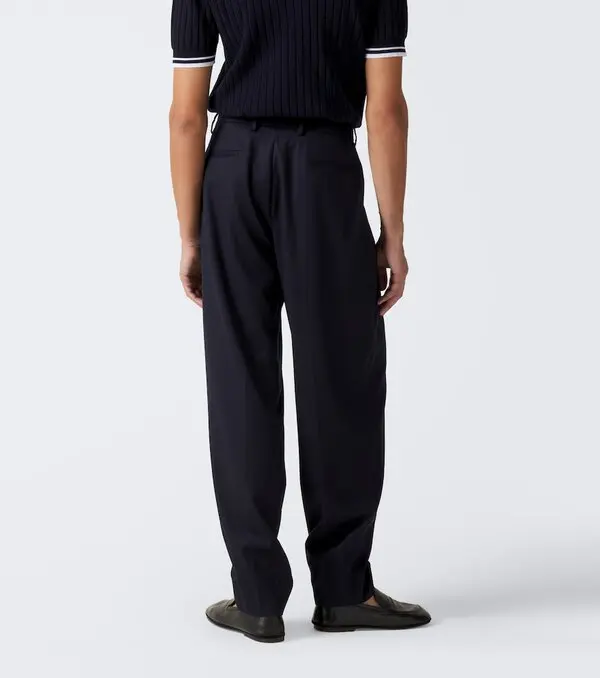 Dolce & Gabbana Virgin Wool Gabardine Pants