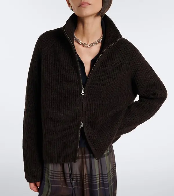 LISA YANG Sadie Cashmere Cardigan - Brown