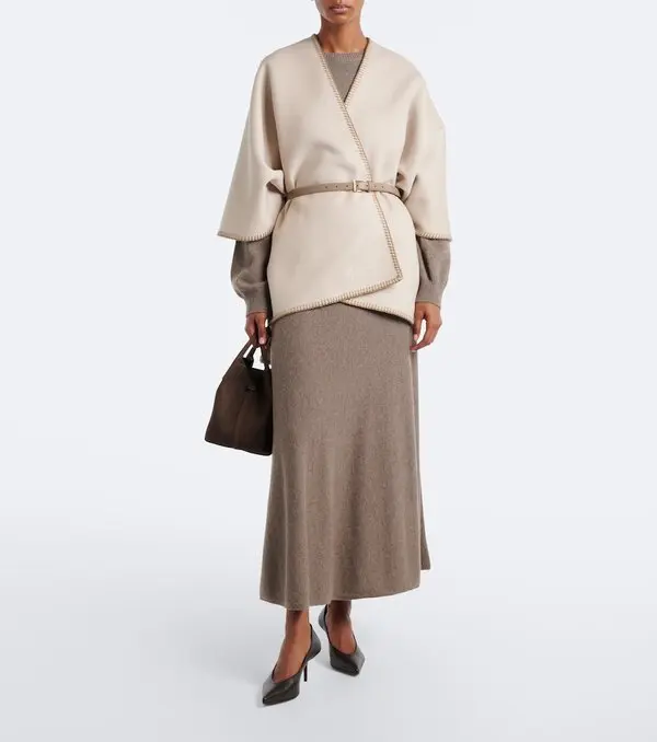 Max Mara Virgin Wool Cape