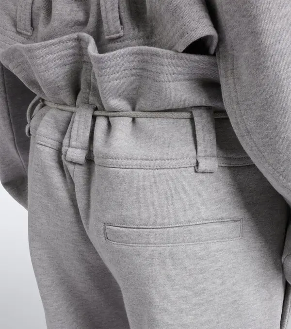 Dries Van Noten Hadiela Cotton Jersey Shorts - Grey