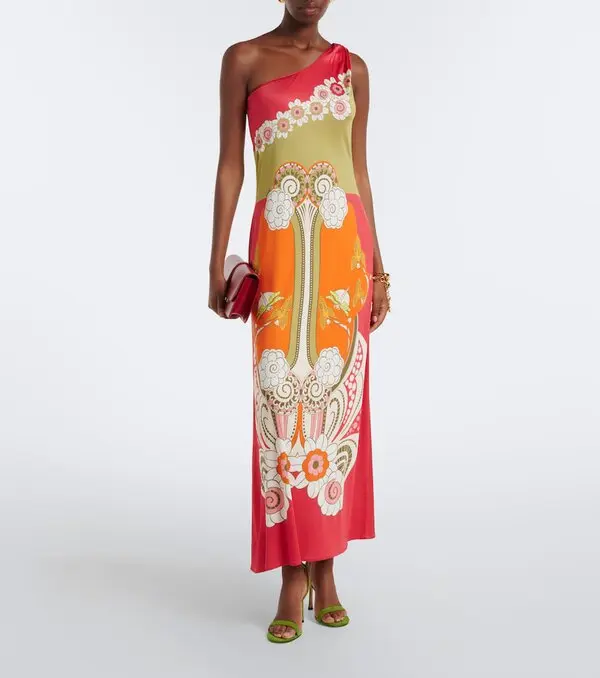 La DoubleJ Clingy Roy Printed Maxi Dress - Multicoloured