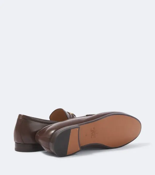 Valentino Garavani Vlogo Leather Loafers